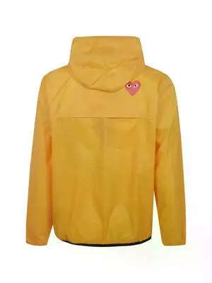Play Comme Des Garcon X K-way Half-zip Jacket - Orange