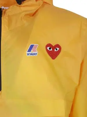 Play Comme Des Garcon X K-way Half-zip Jacket