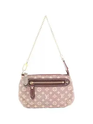 LOUIS VUITTON 2010 Monogram Mini Lin Pochette Shoulder Bag - Brown