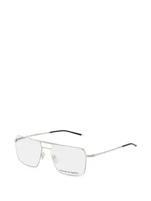 Porsche Design Square-frame Glasses - Silver