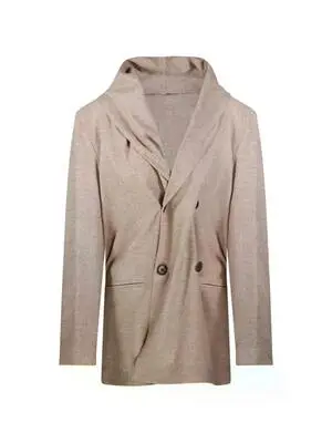 OLIVIA V Leni Double-breasted Blazer - Neutrals