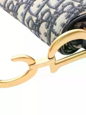 Dior 2010-2026 Oblique Canvas Saddle Bag Shoulder Bag