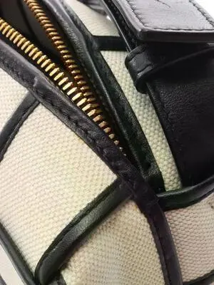 Bottega Veneta 2000-2026 Canvas Cassette Shoulder Bag