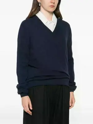 Liviana Conti V-neck Long-sleeve Sweater