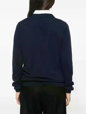 Liviana Conti V-neck Long-sleeve Sweater