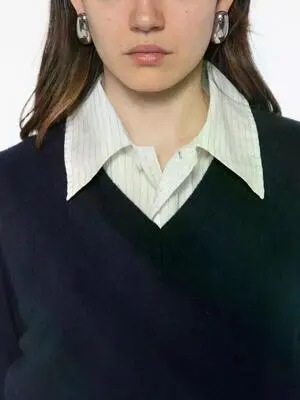 Liviana Conti V-neck Long-sleeve Sweater