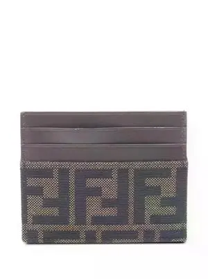 Fendi 2000-2010 Zucca Canvas Case Card Holder