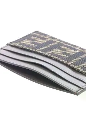 Fendi 2000-2010 Zucca Canvas Case Card Holder