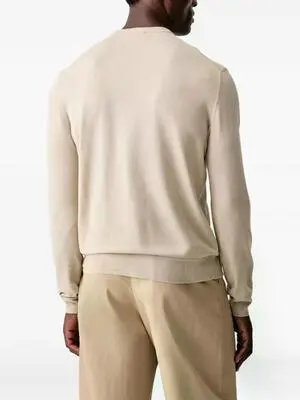 BENETTON Crew-neck Ribbed-trim Sweater
