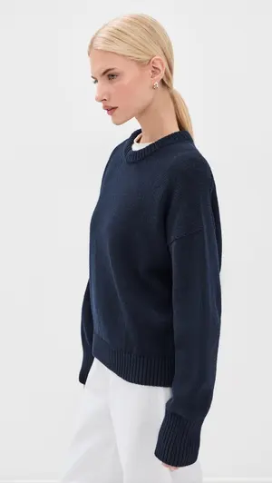 Daughter Sora Slouch Wool Crew Sweater
