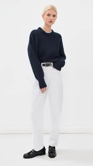 Daughter Sora Slouch Wool Crew Sweater