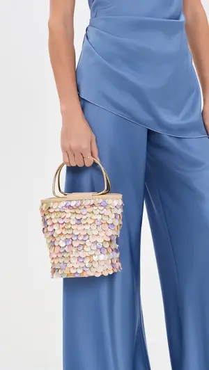 BTB LOS ANGELES Anora Pearl Bucket Bag