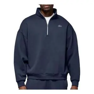 Alo Yoga Accolade 1/4 Zip Pullover - Navy