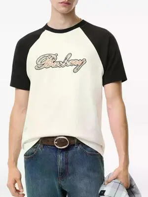 Burberry Logo-detail T-shirt - Neutrals