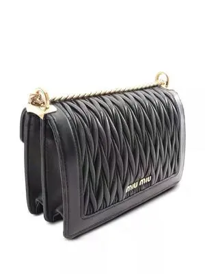 Miu Miu 2010-2026 Matelasse Leather Confidential Shoulder Bag