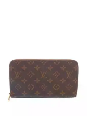 LOUIS VUITTON 2019 Monogram Zippy Wallet Long Wallets - Brown