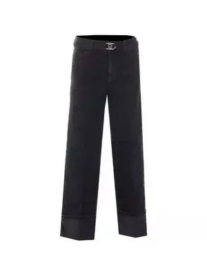 Liu Jo Logo-belt Straight-leg Jeans