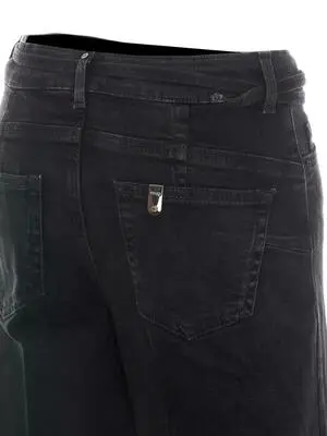 Liu Jo Logo-belt Straight-leg Jeans