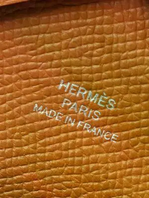 Hermès 2023 Epsom Calvi Duo Purse Coin Pouch
