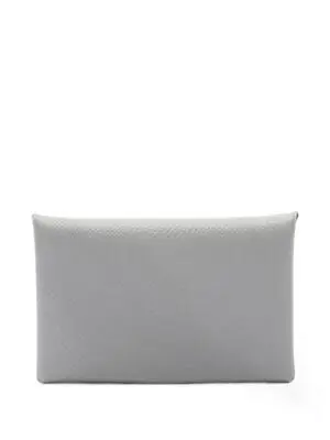 Hermès 2016 Epsom Calvi Purse Coin Pouch - Grey