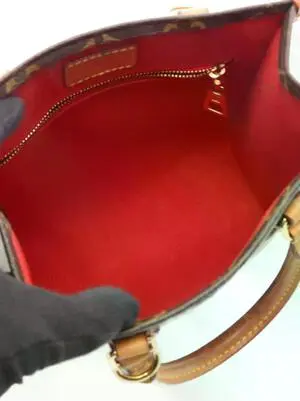 LOUIS VUITTON 2021-2026 Monogram Sac Plat Bb Satchel