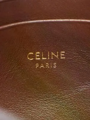 Celine 2000-2026 Quilted Leather C Charm Purse Coin Pouch