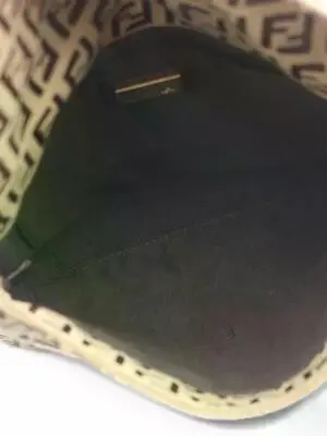 Fendi 2000-2010 Zucchino Canvas Crossbody Bag