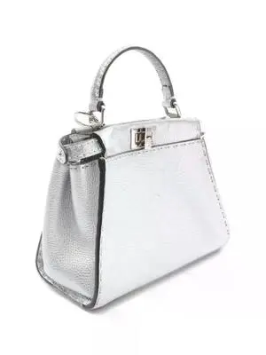 Fendi 2000-2010 Mini Selleria Peekaboo Iconic Satchel