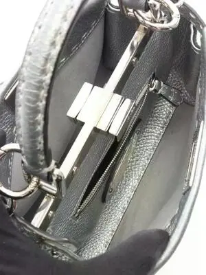 Fendi 2000-2010 Mini Selleria Peekaboo Iconic Satchel
