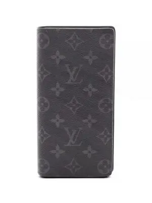LOUIS VUITTON 2021-2026 Monogram Eclipse Braza Wallet Long Wallets - Black