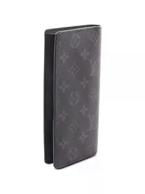 LOUIS VUITTON 2021-2026 Monogram Eclipse Braza Wallet Long Wallets