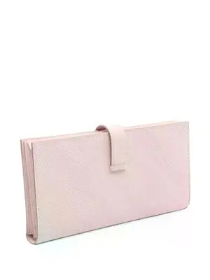 Hermès 2022 Epsom Bearn Soufflet Wallet Long Wallets