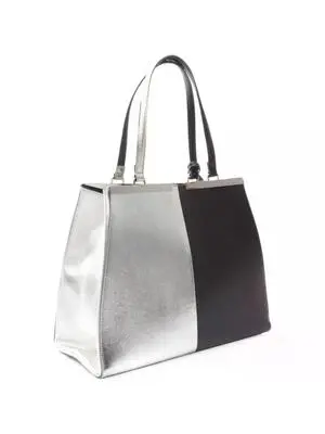 Fendi 2010-2026 Large Bicolor Vitello Elite 3jours Tote Bag