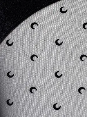 MARINE SERRE Moon Velvet Long Dress
