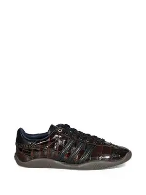 WALES BONNER X Adidas Karintha Crocodile-effect Leather Sneakers - Brown