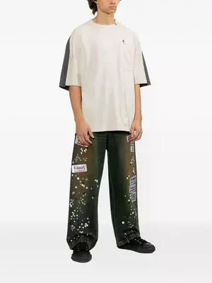 Mihara Yasuhiro Colour-block T-shirt - Neutrals