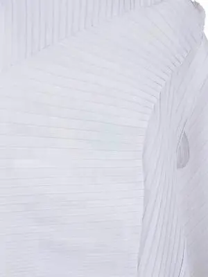 Issey Miyake Pleated Asymmetric Maxi Dress