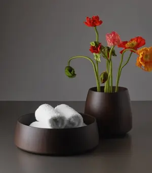DECOR WALTHER Wood Onyo Vase