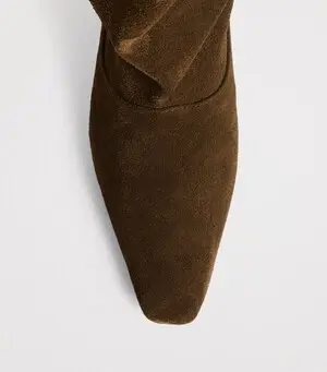 Sandro Suede Slouchy Knee-high Boots 55