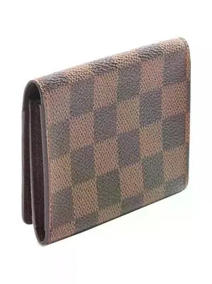 LOUIS VUITTON 2003 Damier Ebene Card Holder