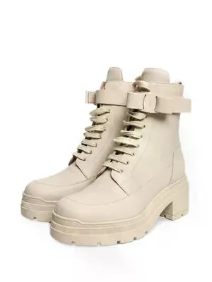 FERRAGAMO Vara Bow Combat Boots
