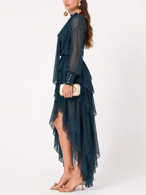 Rachel Rachel Roy Maurguerite Ruffle Maxi Dress