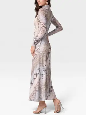 Rachel Rachel Roy Ramy Printed Mesh Midi Dress