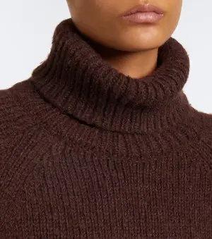 Moncler Embroidered Alpaca And Wool-blend Sweater