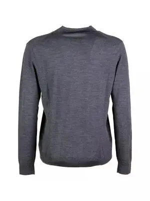 BALLANTYNE Long-sleeve Polo Shirt - Grey