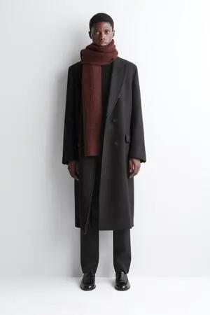Cos Ribbed-knit Scarf