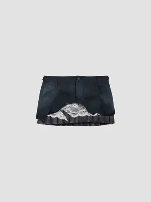 Balenciaga Patched Cargo Skirt - Anthracite