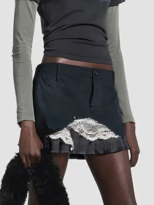 Balenciaga Patched Cargo Skirt