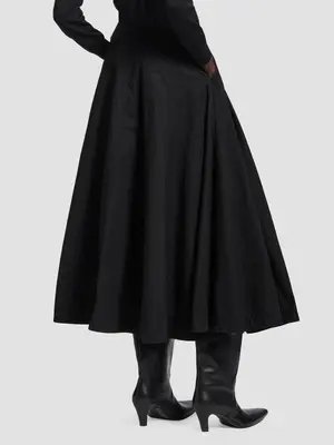 Balenciaga Godet Maxi Skirt