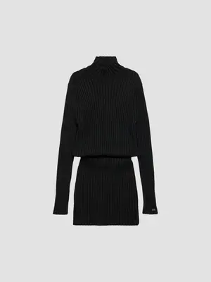 Balenciaga Hourglass Mini Dress - Black